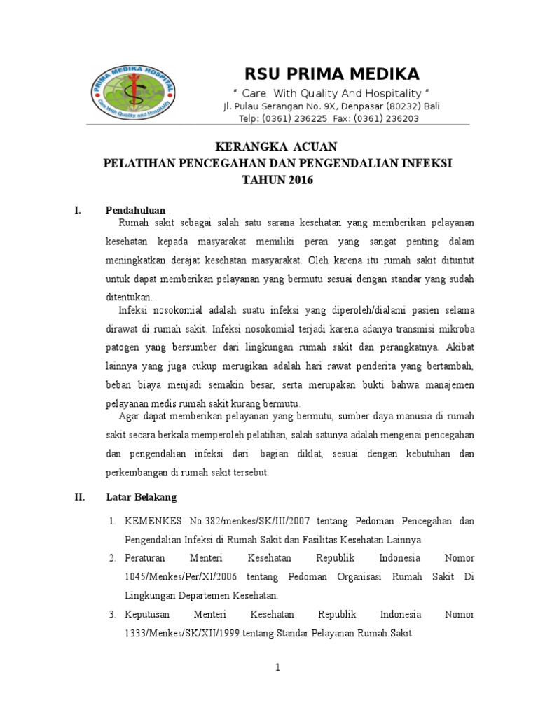 Contoh Tor Diklat | PDF