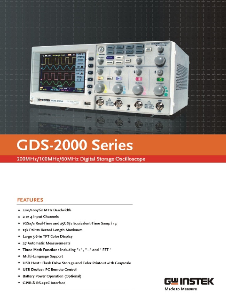 A Value-Priced DSO With High Performance & Reliability: Summary of ...
