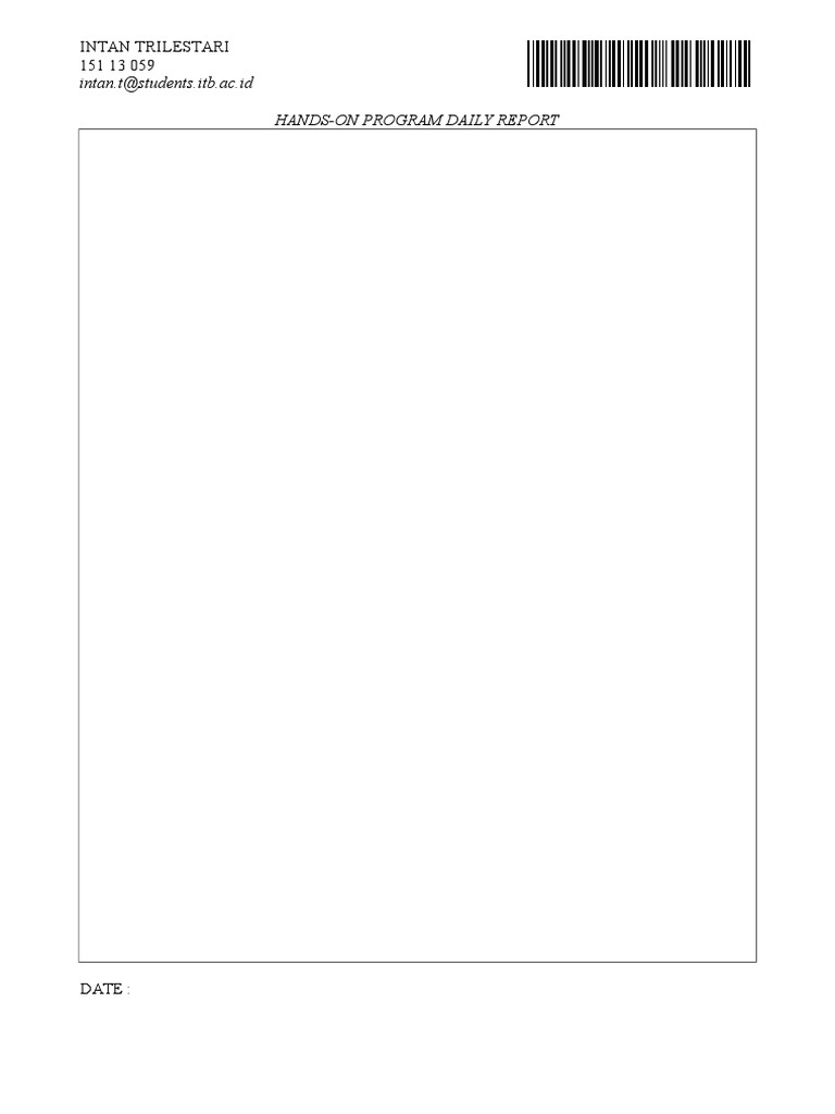 Daily Report Submission | PDF