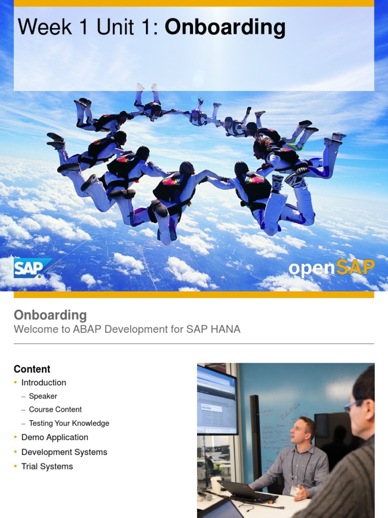 Week 1 Unit 1: Onboarding | PDF | Business