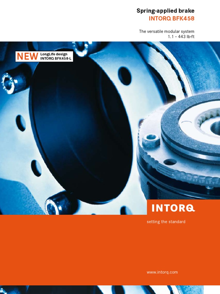 Intorq Bfk458 PDF | PDF | Brake | Rectifier