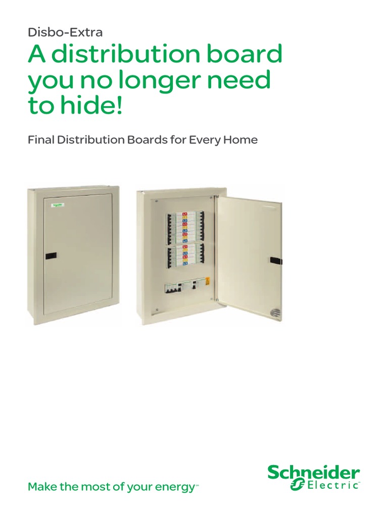 Schneider Disbo Extra Cataloque | PDF | Door | Electrical Engineering