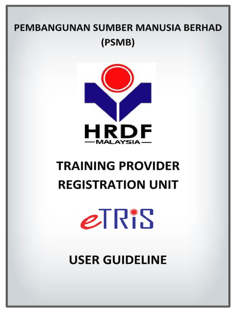 HRDF Training Provider Registration Guide | PDF | Limited Liability ...