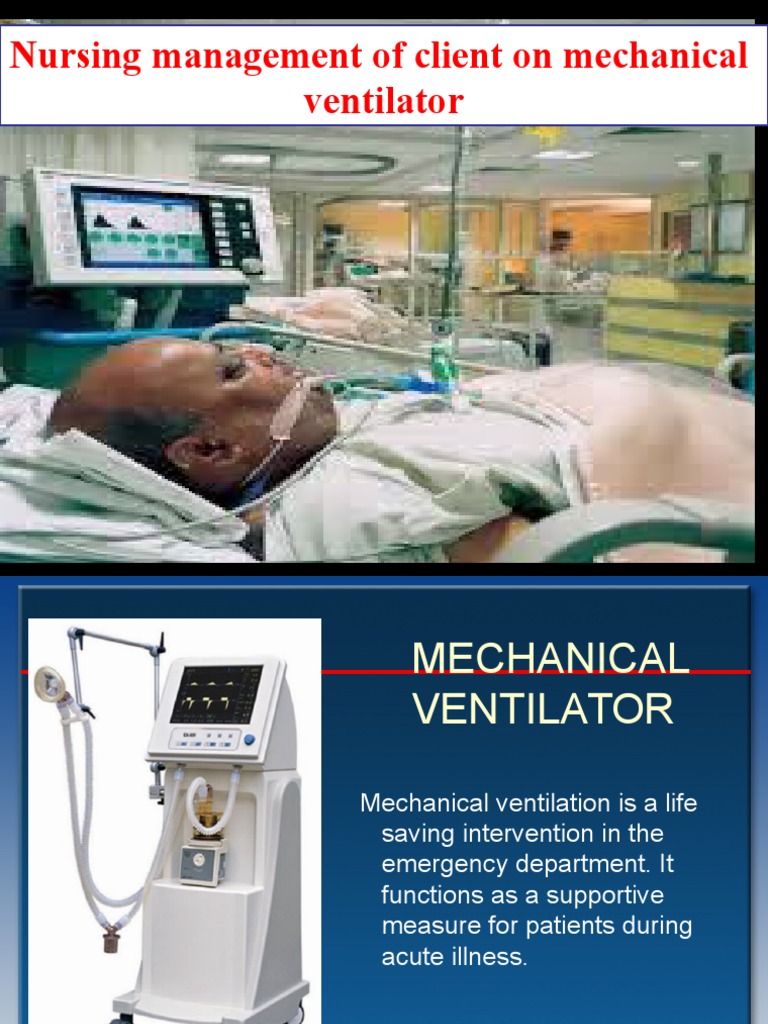 Nursing Care of Ventilated Patient | Respiration | Pulmonology