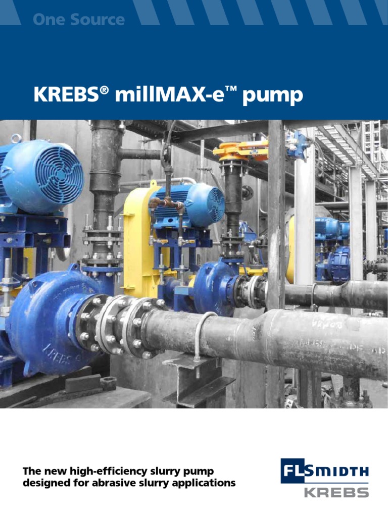 Krebs Millmax-E Pump: The New High-Efficiency Slurry Pump Designed For ...