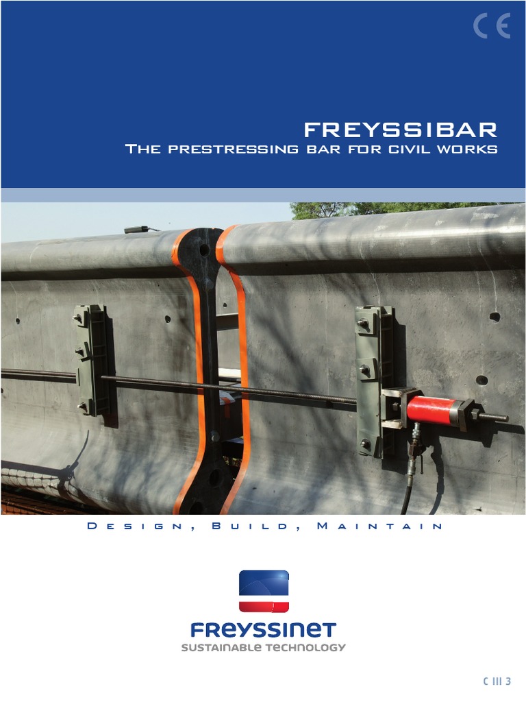 Freyssibar: The Prestressing Bar For Civil Works | Download Free PDF ...