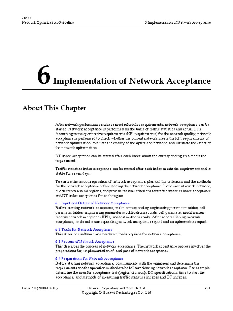 01-01 Overview of Network Optimization | PDF | Parameter (Computer ...