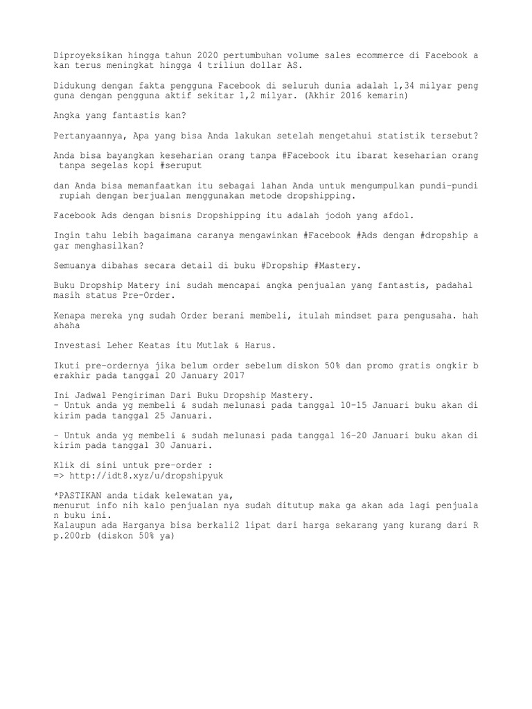 Dropship Mastery | PDF