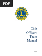 Sample of Ceremony For Installation of Officers For Lions Clubs | PDF ...