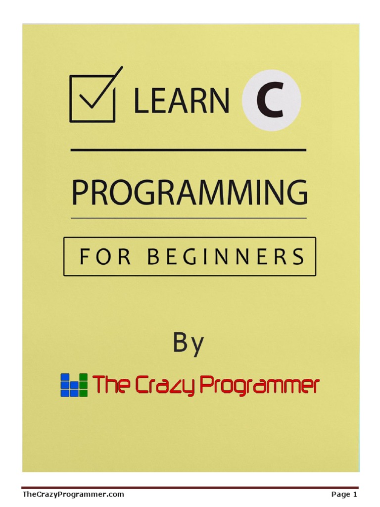 Learn C Programming Pdf C Programming Language Control Flow