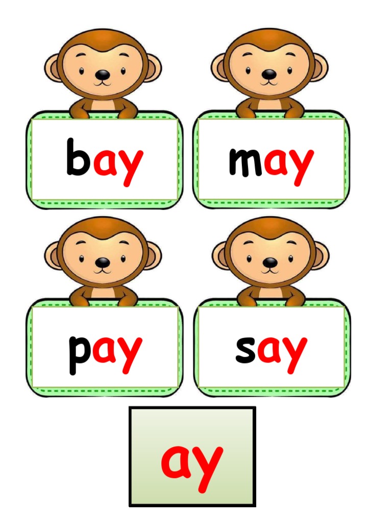 Ay Sound Words | PDF