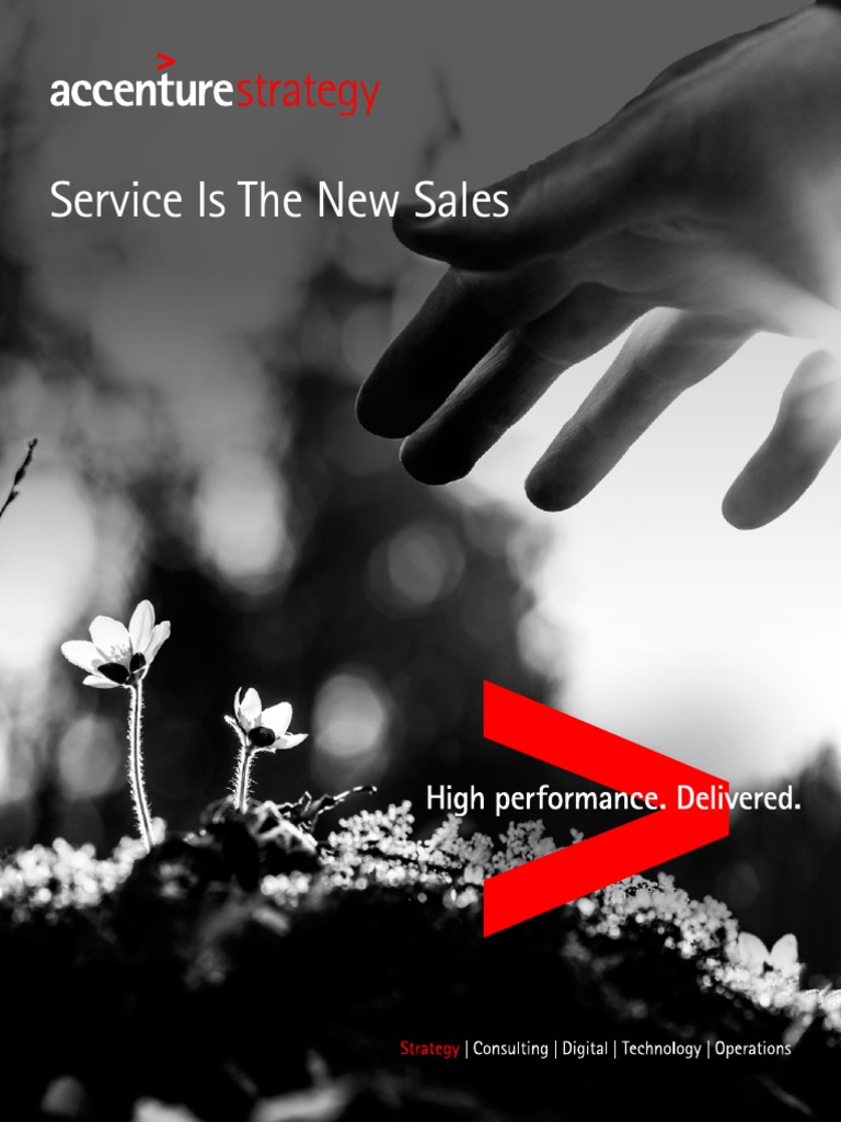 Accenture Strategy Service Is The New Sales | PDF | Employee Retention ...