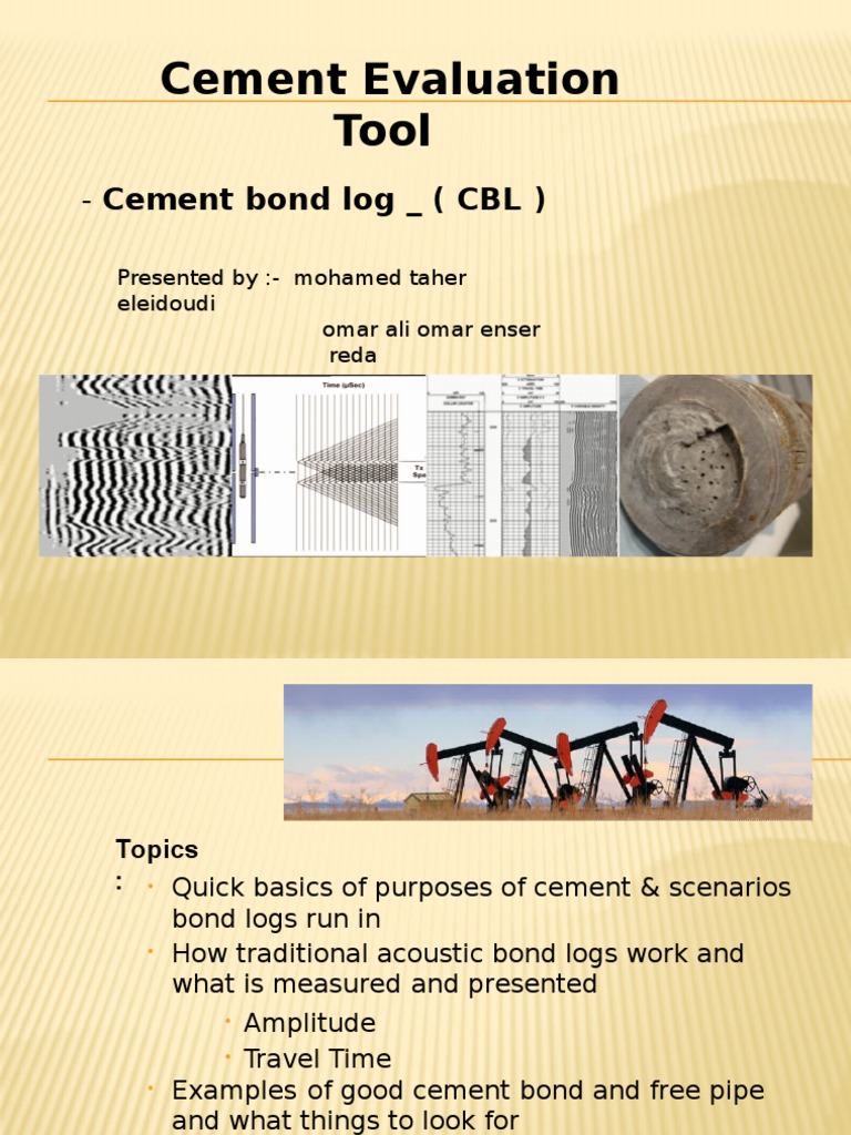 CBL Overview | PDF | Amplitude | Casing (Borehole)