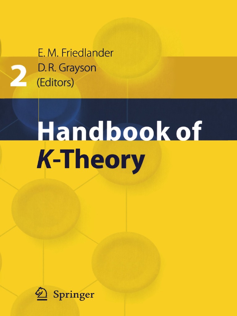 (Friedlander & Grayson Et. Al. 2005) - Handbook of K-Theory | PDF ...