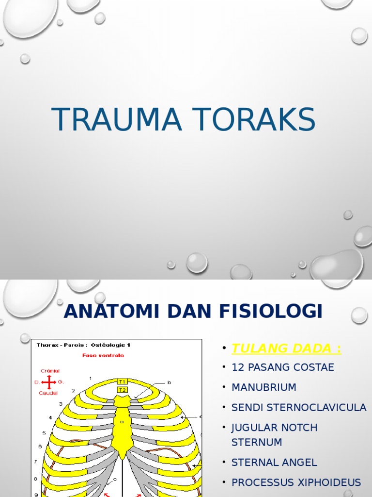 Trauma Thorax | PDF