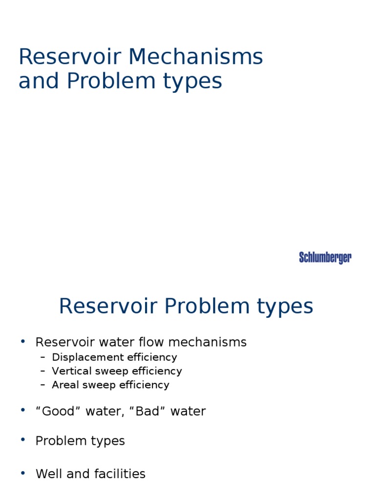 02 Reservoir Problems | PDF | Petroleum Reservoir | Aquifer