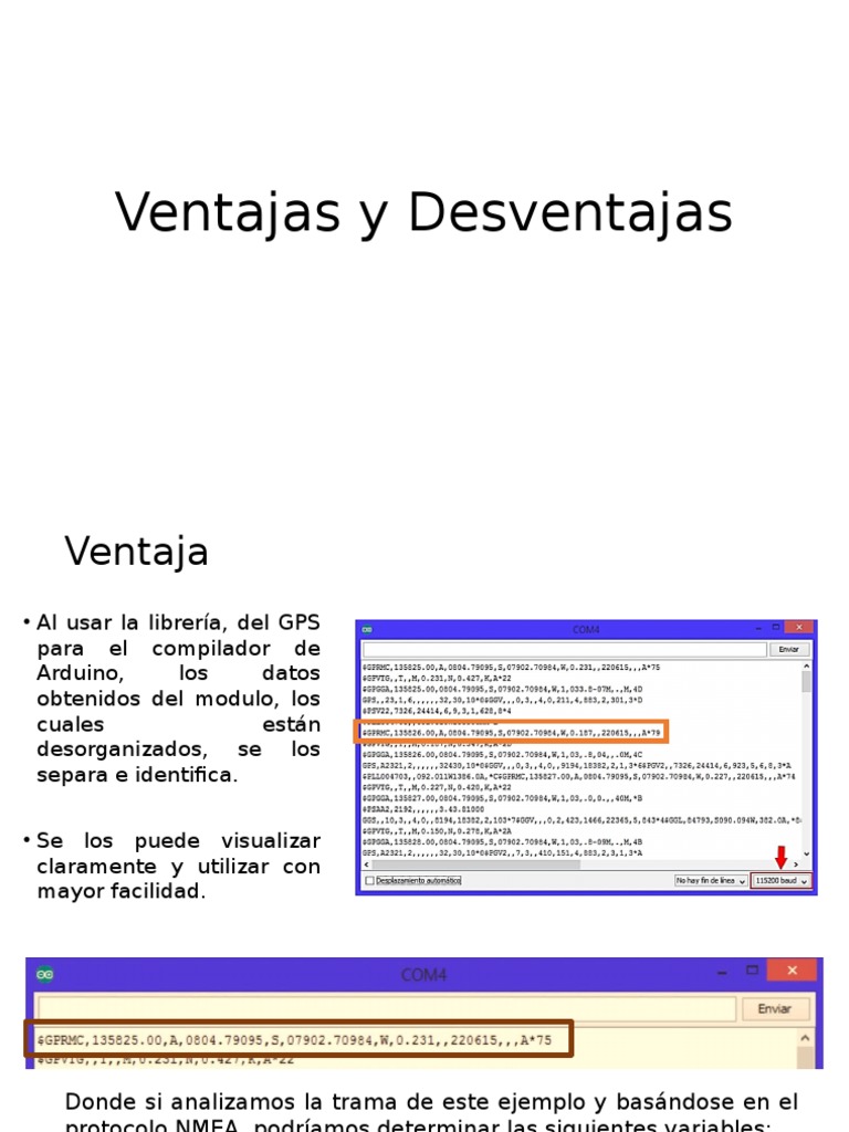 Ventajas y Desventajas Modulo GPS Arduino | Descargar gratis PDF | Sistema de Posicionamiento ...