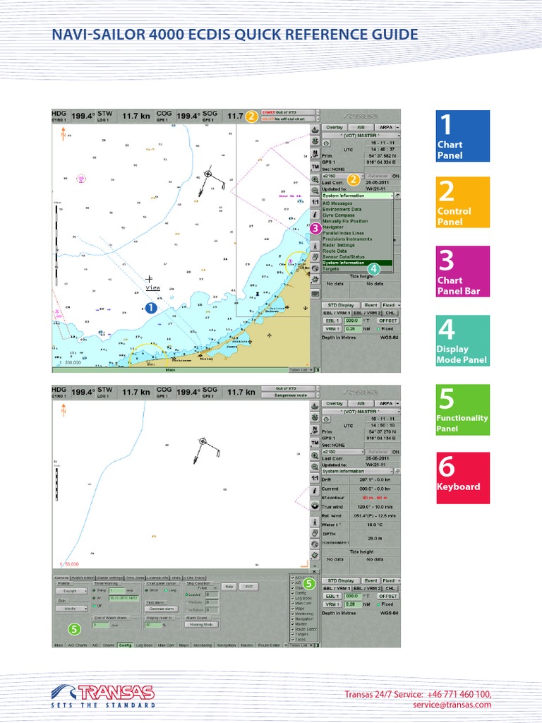 NS4000 Quick Guide Eng | PDF | Navigation | Software