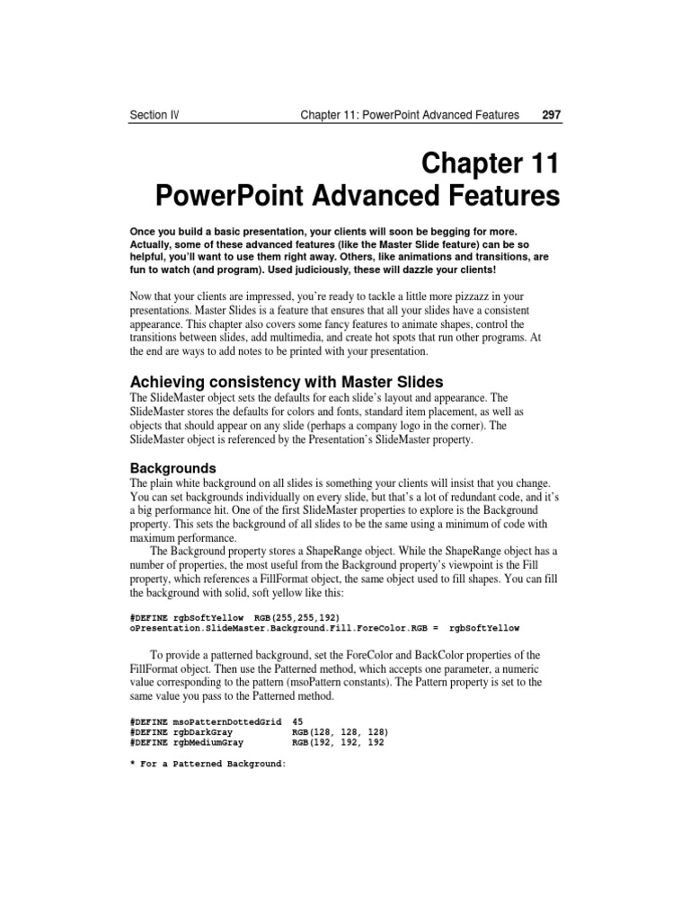 Microsoft Office Automation With Visual FoxPro Chapter 11 | PDF ...