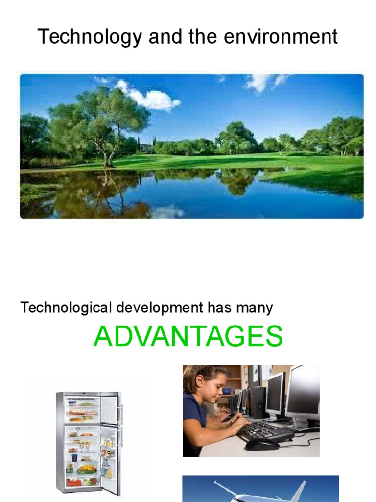 Technology and Environment | PDF | Environmental Social Science ...