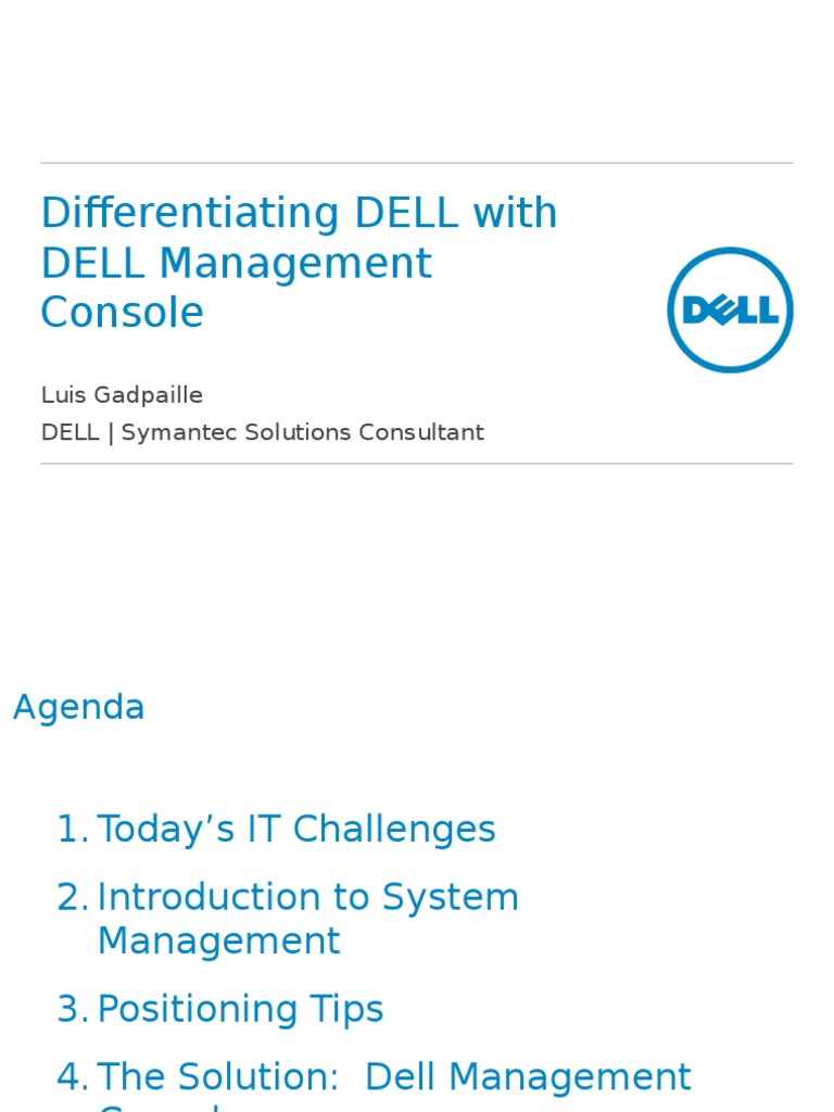 System Management Part 1 | PDF | Dell | Desktop Computer