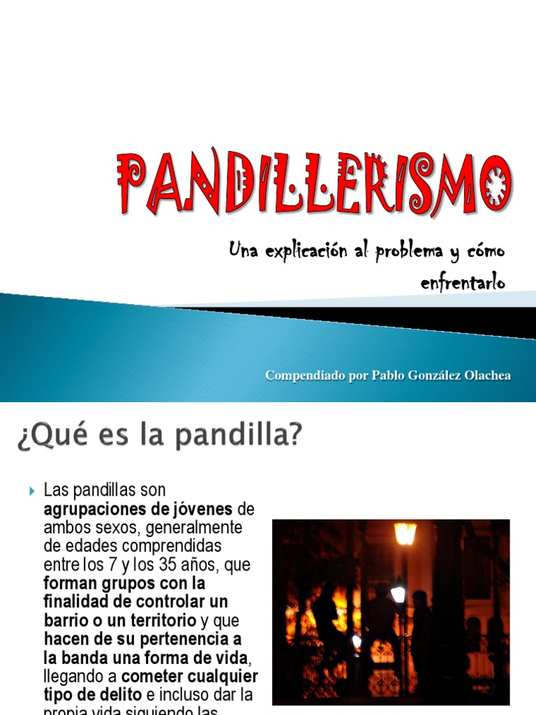 Causas y Consecuencias del Pandillerismo | PDF | Policía | Juventud