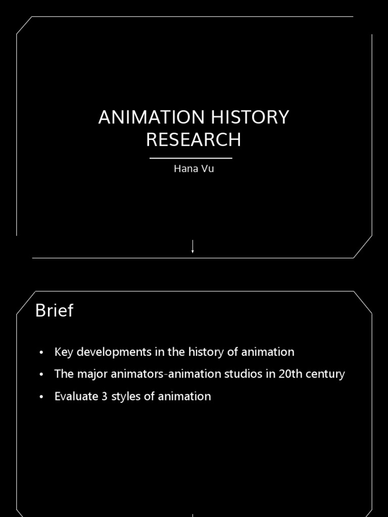 Key Developments in Animation History | PDF | Art | History