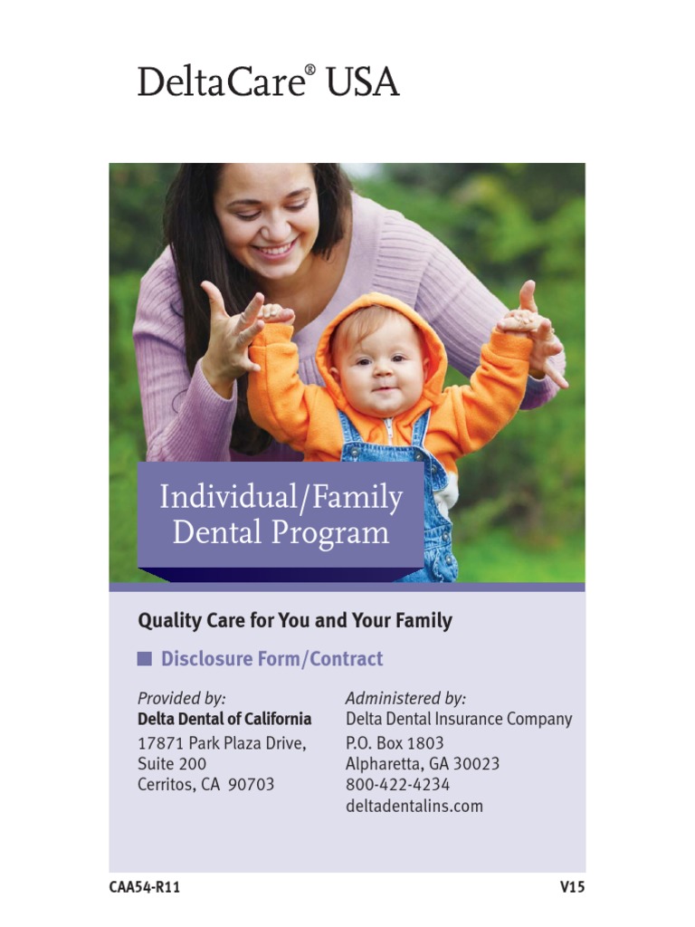 Delta Dental Plan Booklet | PDF | Prosthodontics | Dentist
