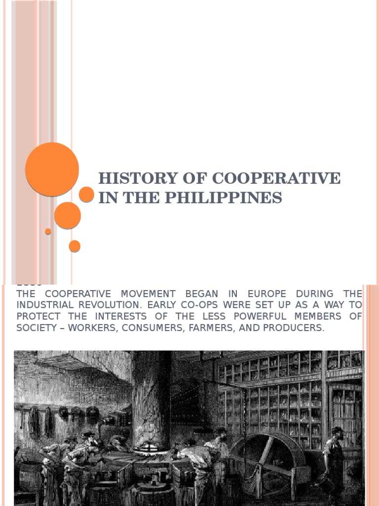 History of Cooperative in The Philippines | PDF | Cooperative | Credit ...