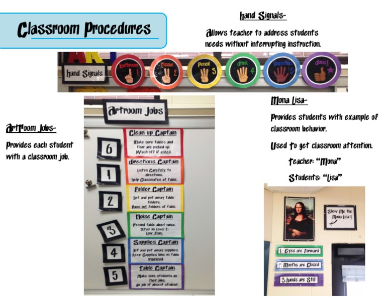 Classroom Procedures | PDF