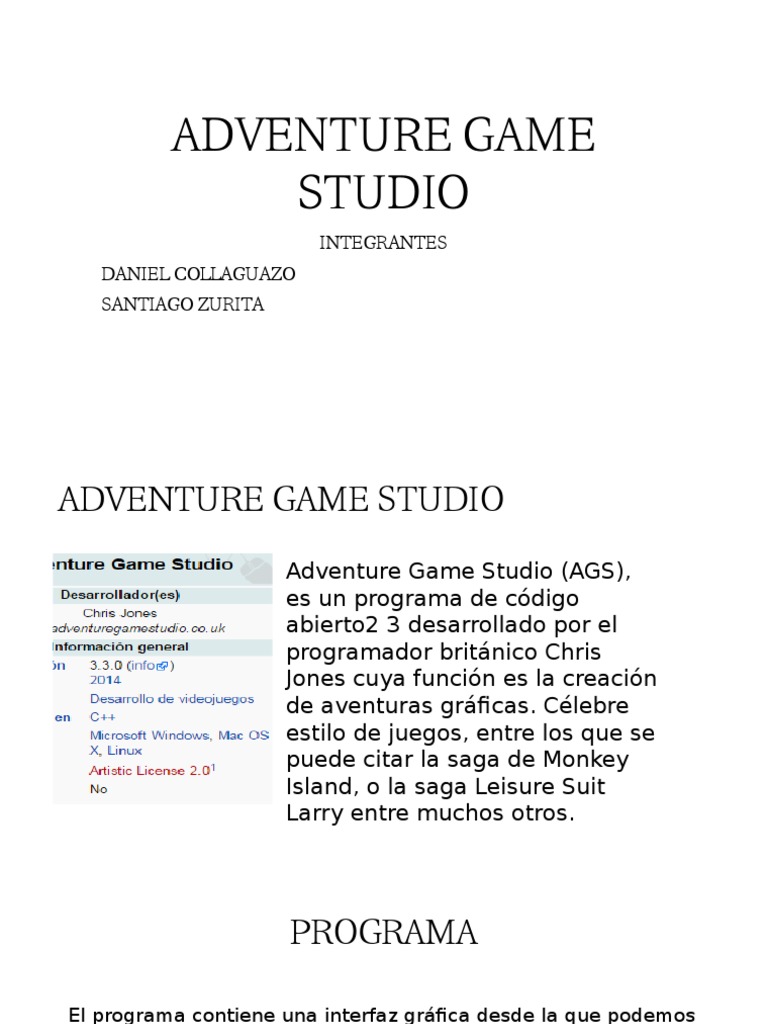 Adventure Game Studio | PDF