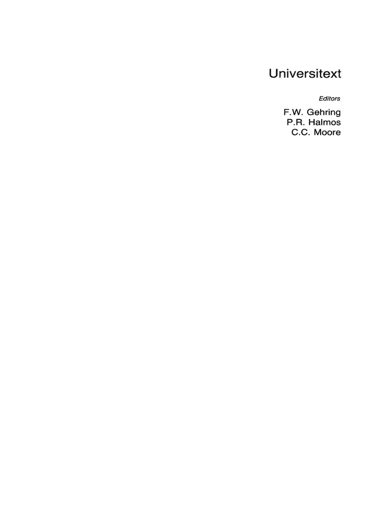 (Universitext) Robert B. Reisel (Auth.) - Elementary Theory of Metric ... (Universitext) Robert B. Reisel (Auth.) - Elementary Theory of Metric ...