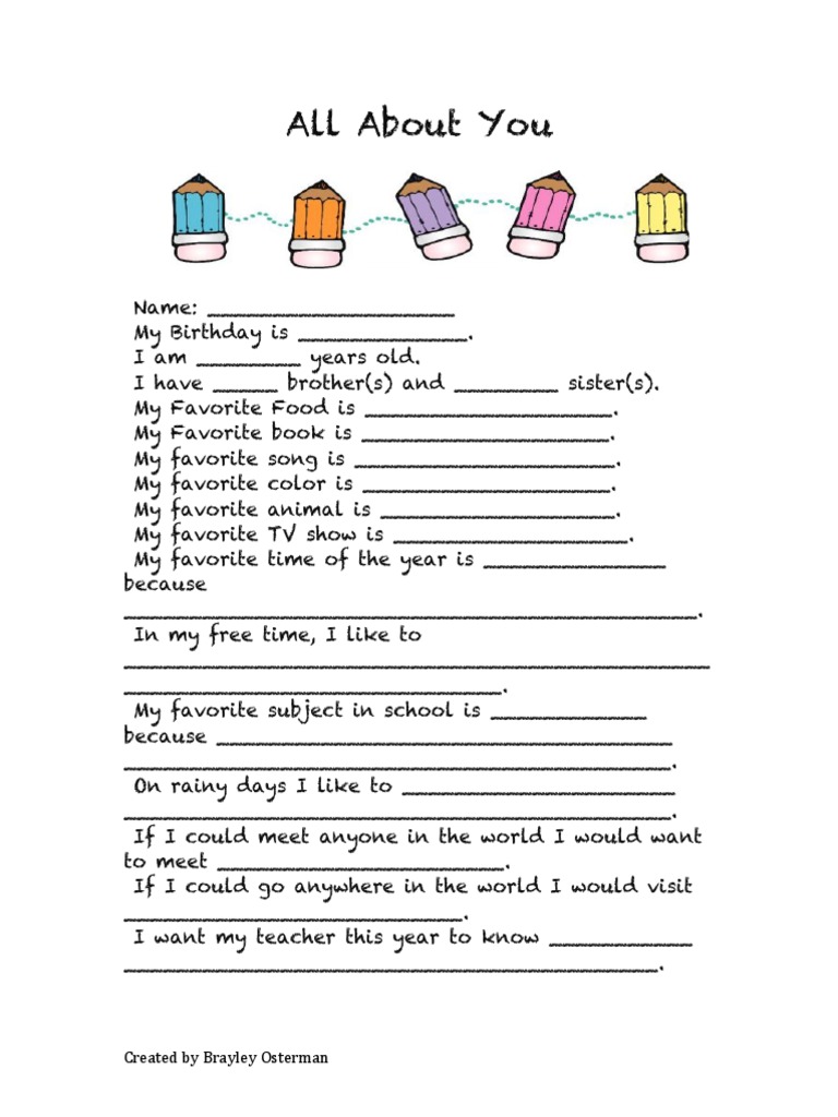 All About You | PDF