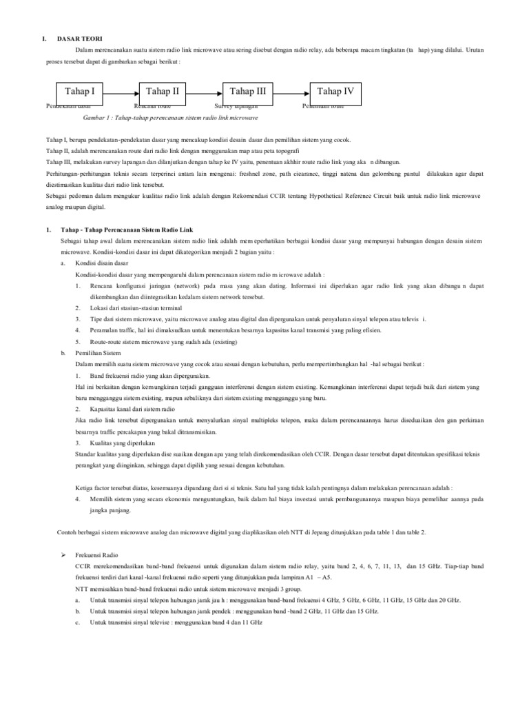Perencanaan Radio Link | PDF