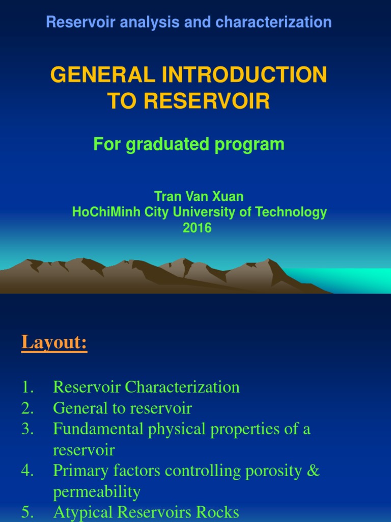 Reservoir Characterization Overview | PDF | Petroleum Reservoir | Porosity