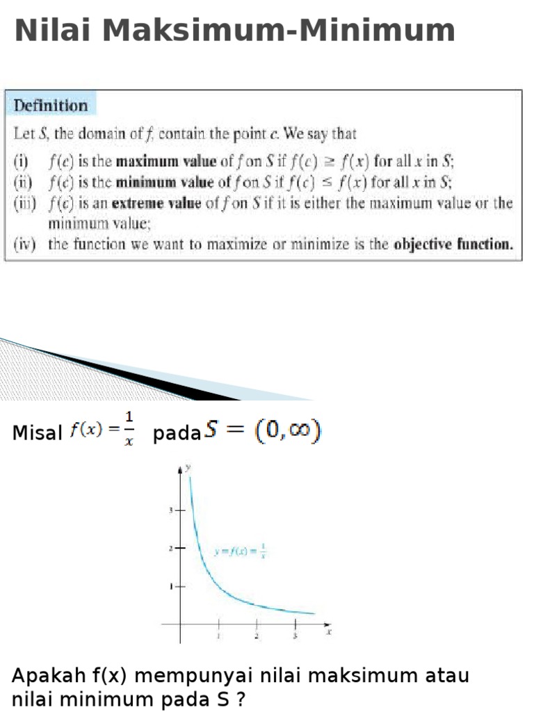 Nilai Maksimum Minimum | PDF