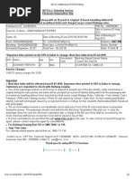 IRCTC Sample Ticket Format | PDF | Identity Document | Ticket (Admission)