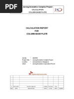 Base Plate Calculation | PDF | Civil Engineering | Building Engineering