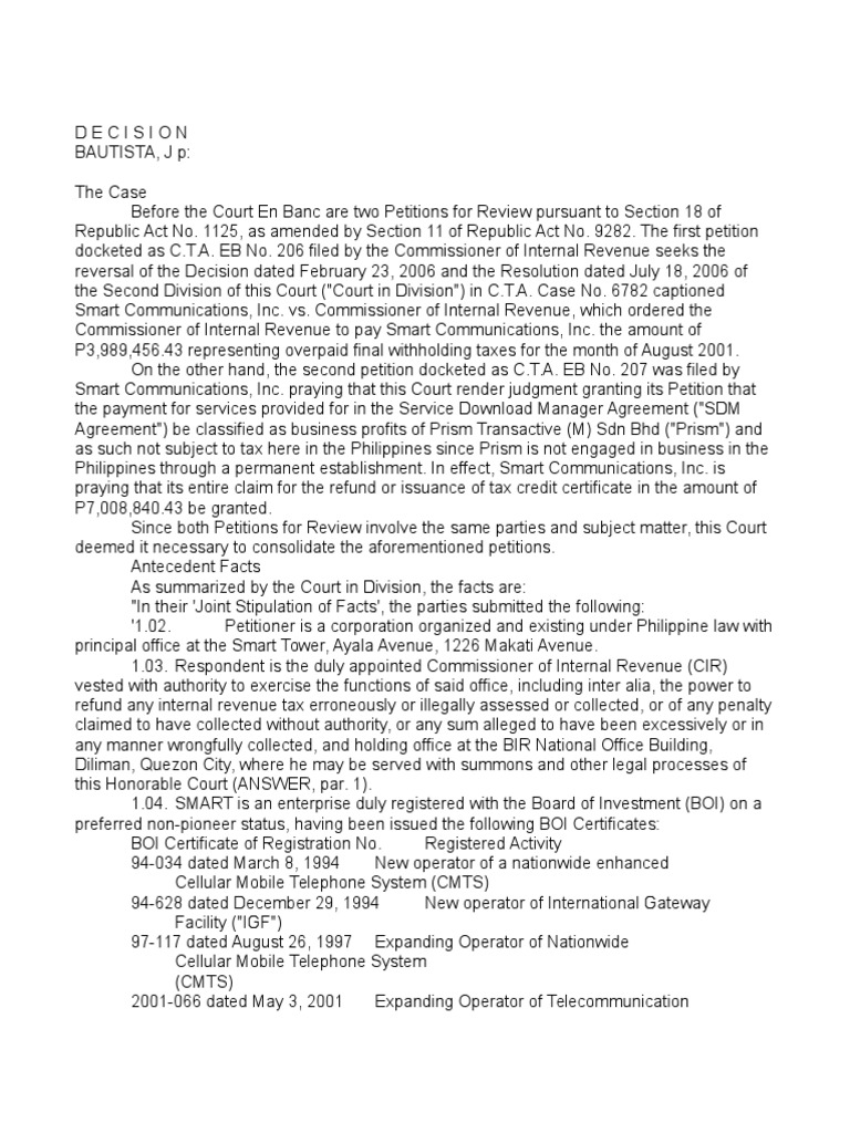 Permanent Establishment.docx | Permanent Establishment | Withholding Tax