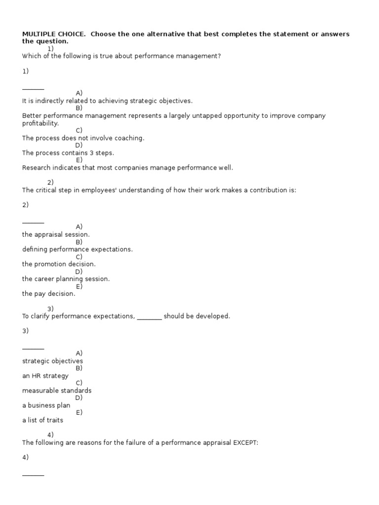 CH 10 | PDF | Performance Appraisal | Performance Management