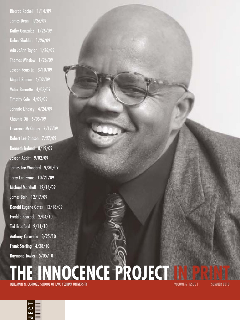Innocence Project in Print: Summer 2010 | PDF | Innocence Project | Witness