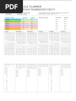 2026 Event Schedule Planner | PDF
