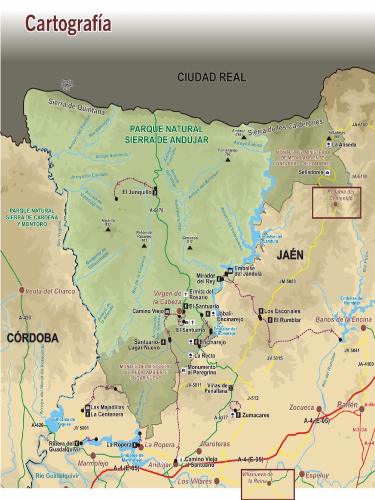 MAPA USO PUBLICO Sierra de Andujar | PDF