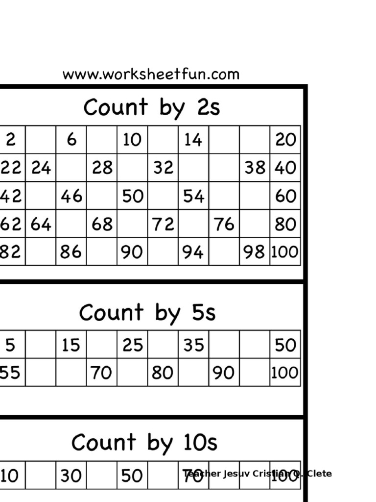 Grade 2 Skip Count | PDF