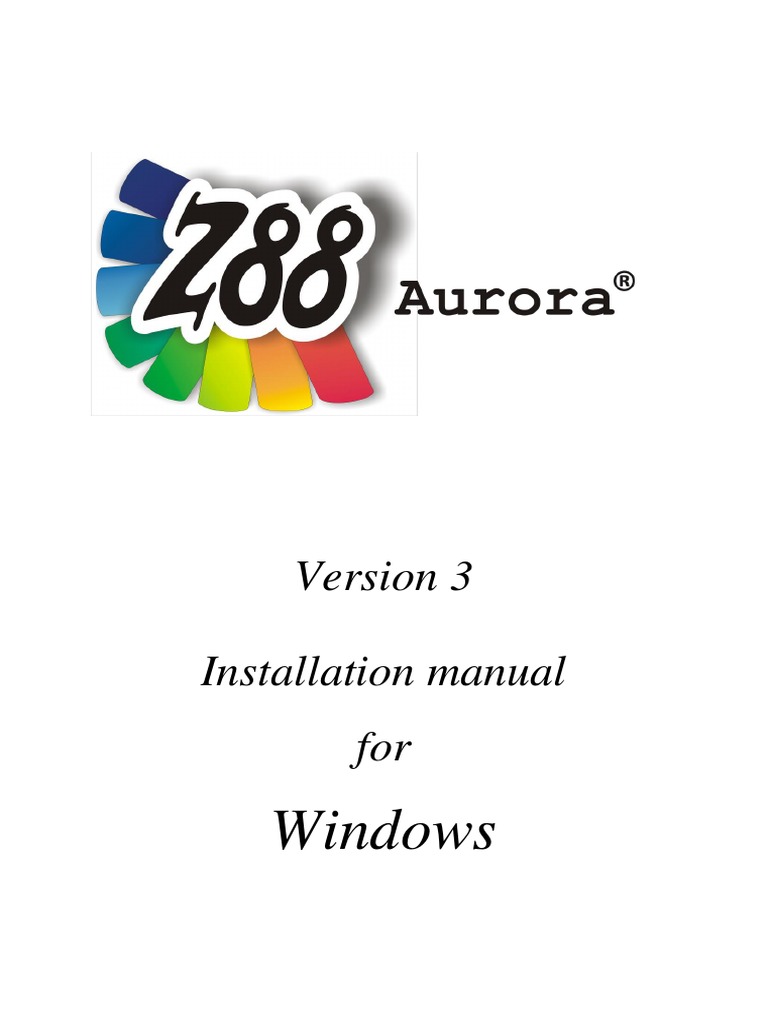 Installation Manual For: Windows | PDF | System Software | Computing Platforms