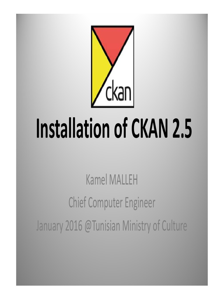 CKAN Installation & Configuration | PDF | Apache Solr | Postgre Sql