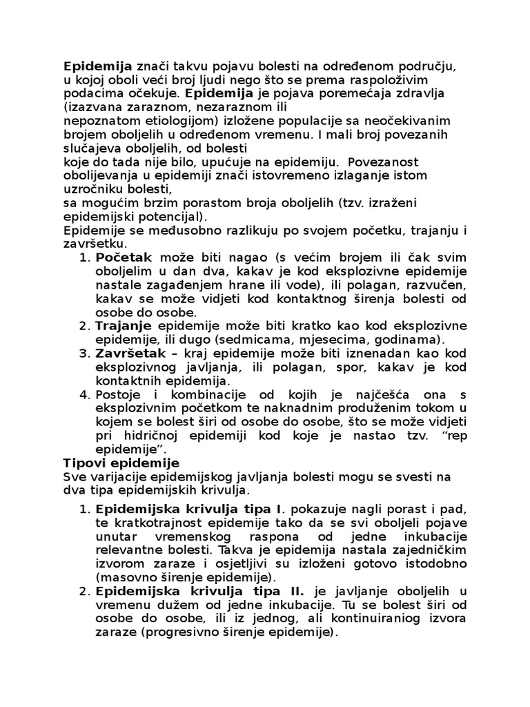 Epidemija | PDF