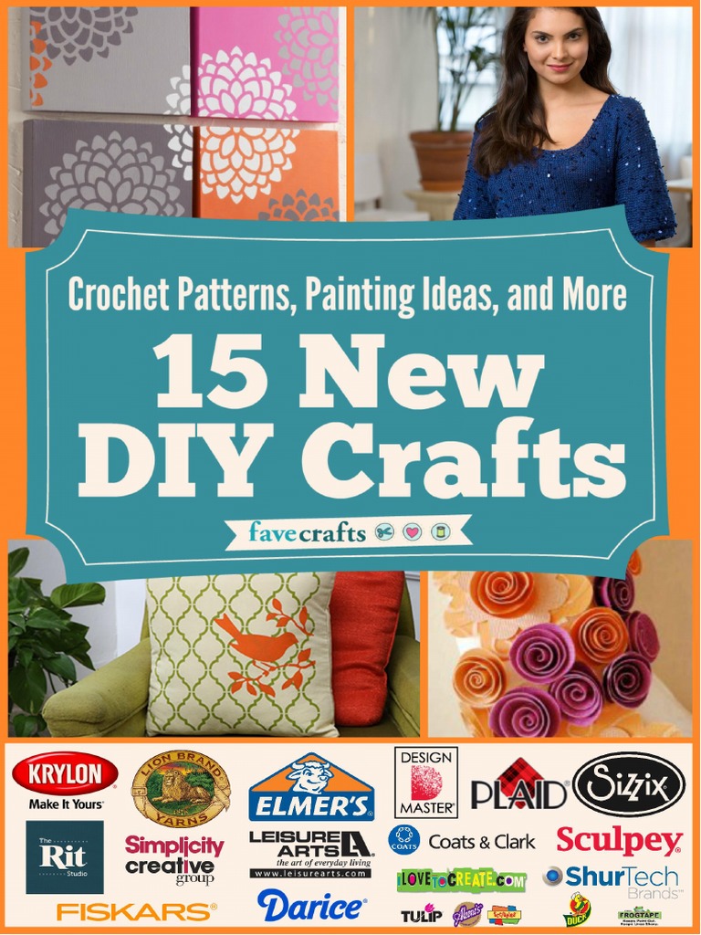 Crochet Patterns Painting Ideas and More 15 New DIY Crafts | PDF ...