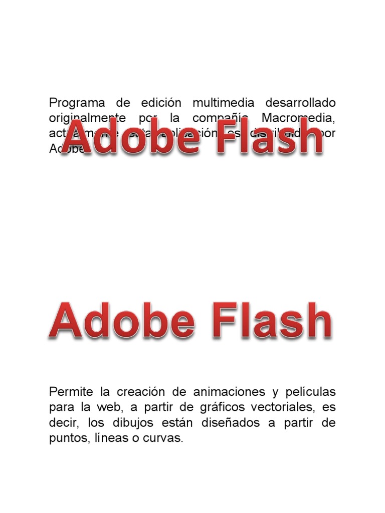 Entorno Adobe Flash CS6 | PDF