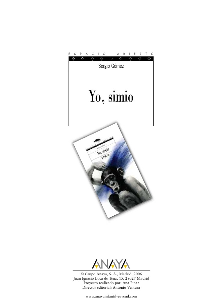 Yo Simio | PDF | zoo | Homo Sapiens
